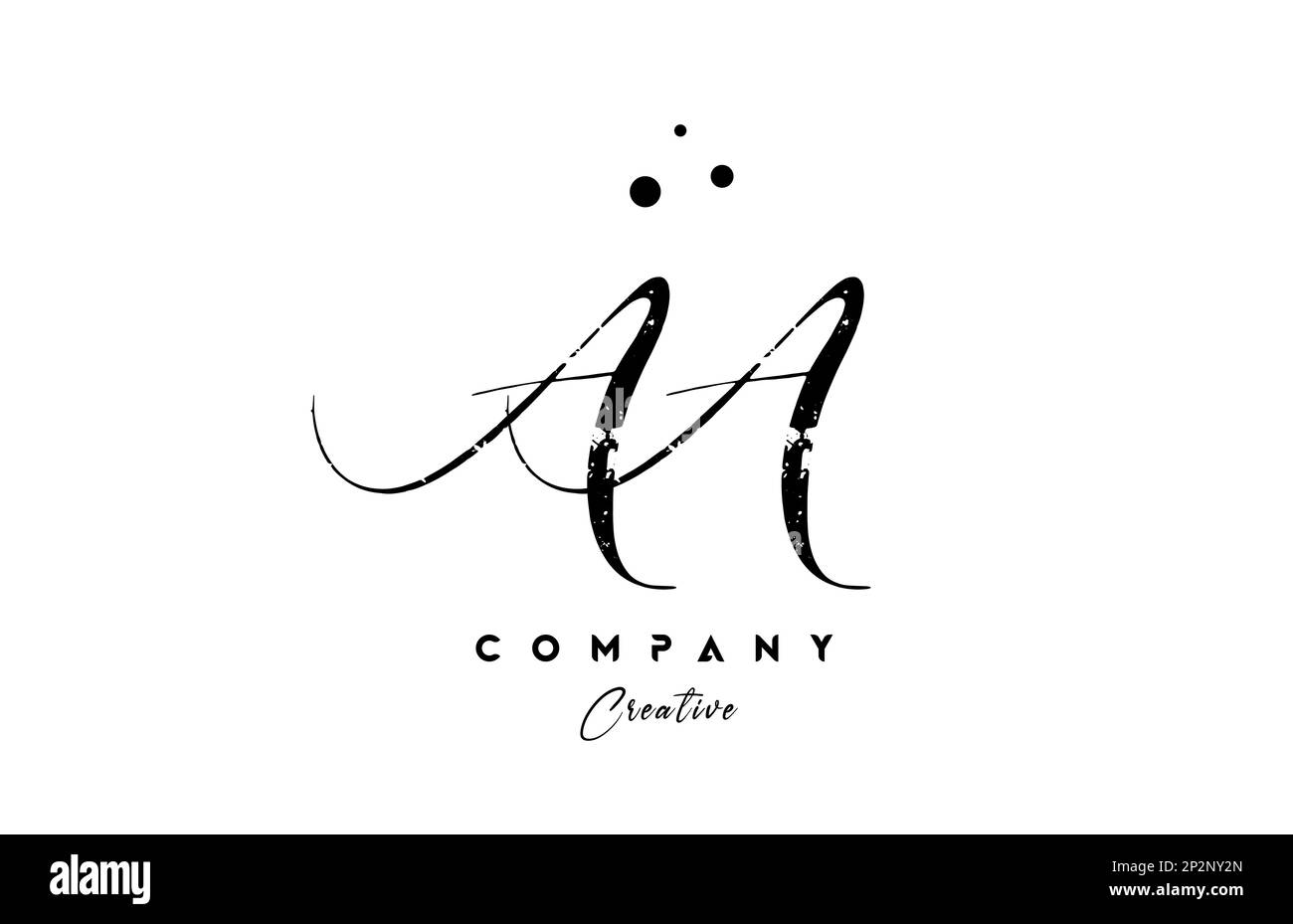 Vintage aa logo Stock Vector Images - Alamy