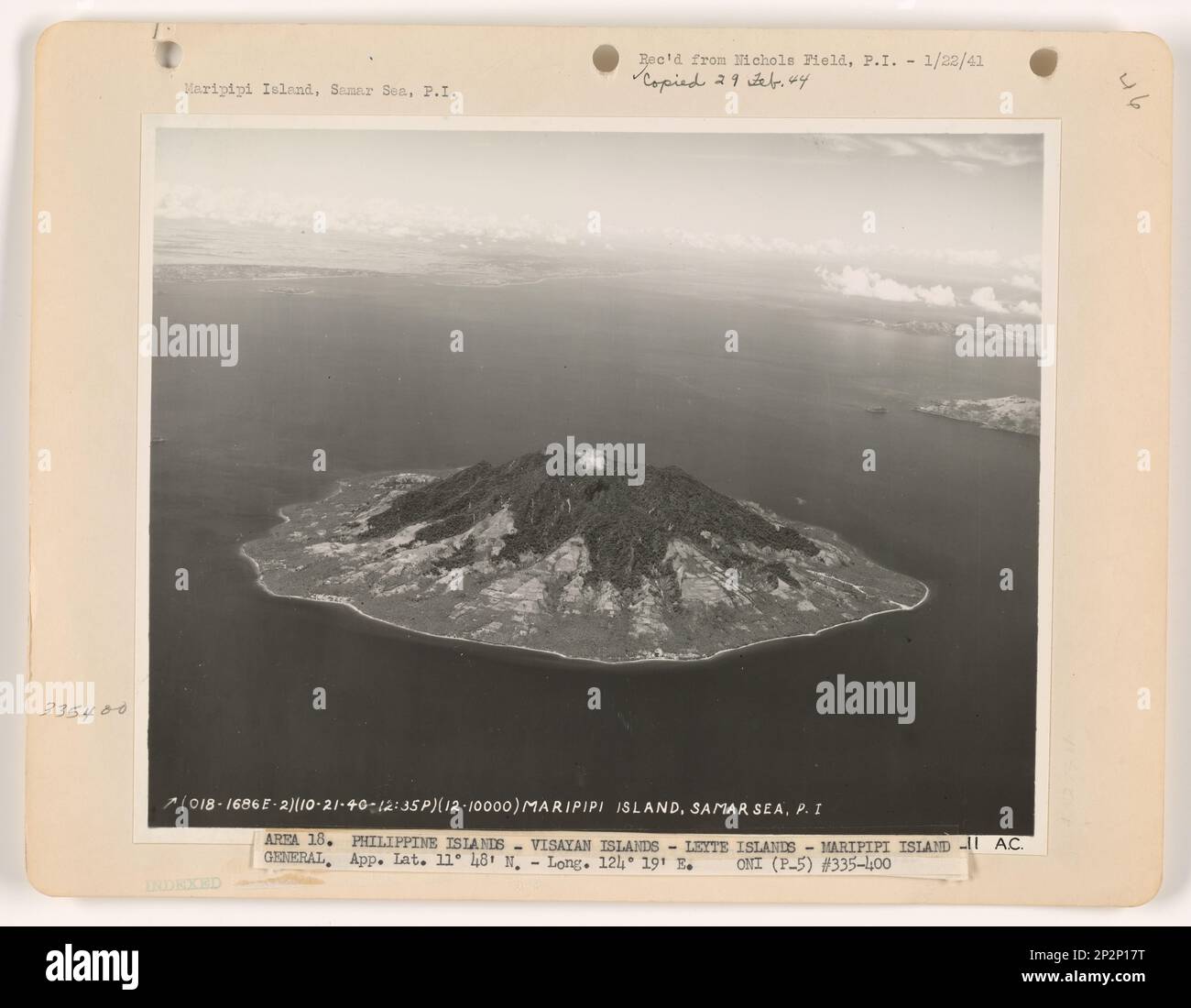 Philippine Island - Maripipi Island, Aerial Photograph Stock Photo - Alamy