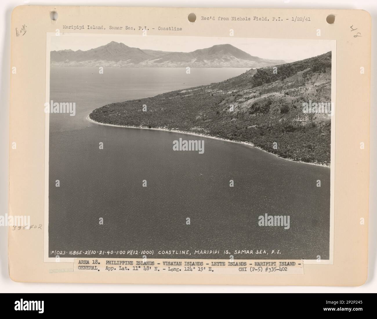 Philippine Island - Maripipi Island, Aerial Photograph Stock Photo - Alamy