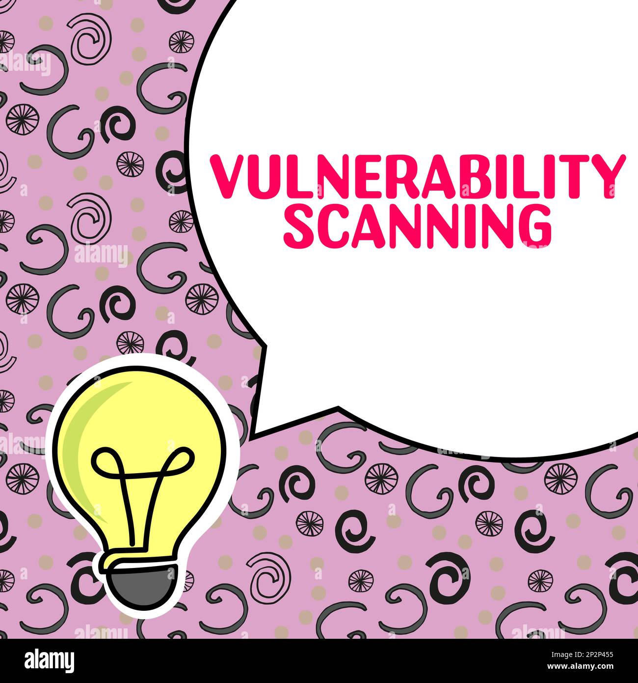 Hand Writing Sign Vulnerability Scanning Word Written On Defining Identifying Prioritizing