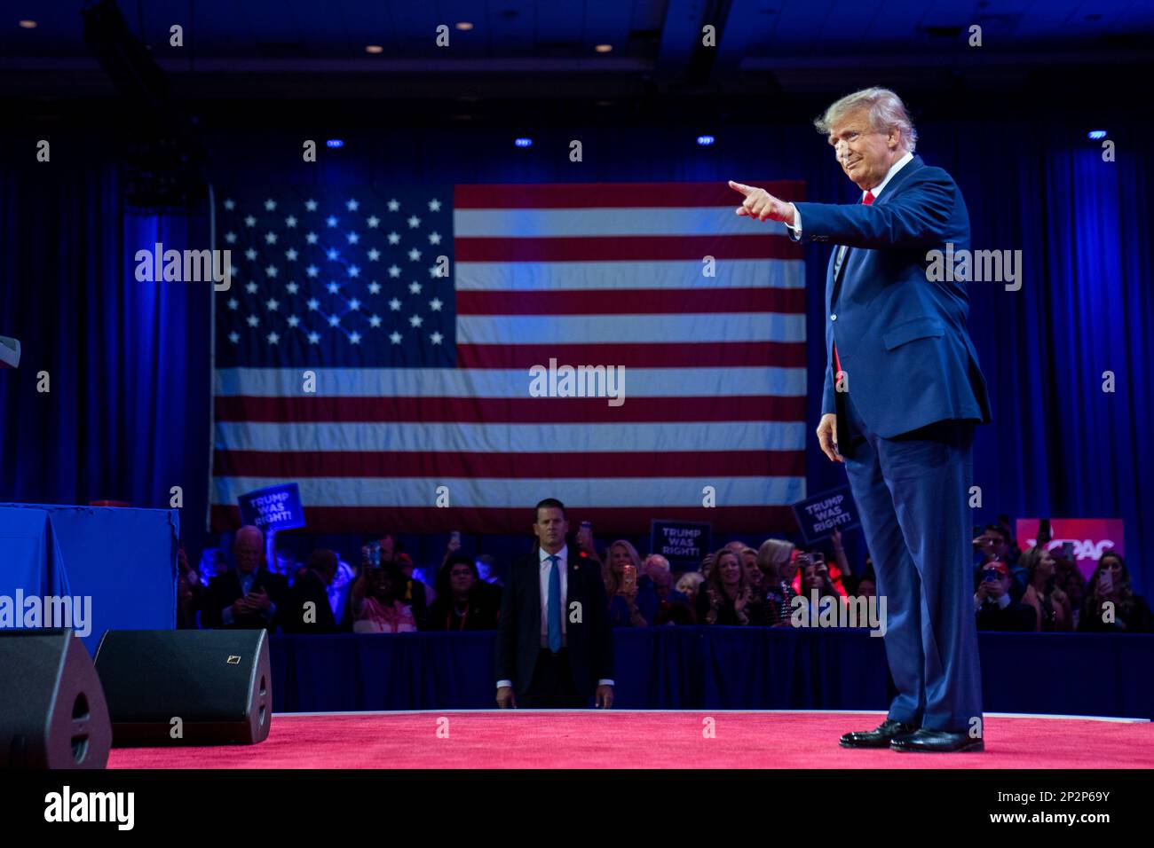 Former President Donald Trump speaks at the Conservative Political ...