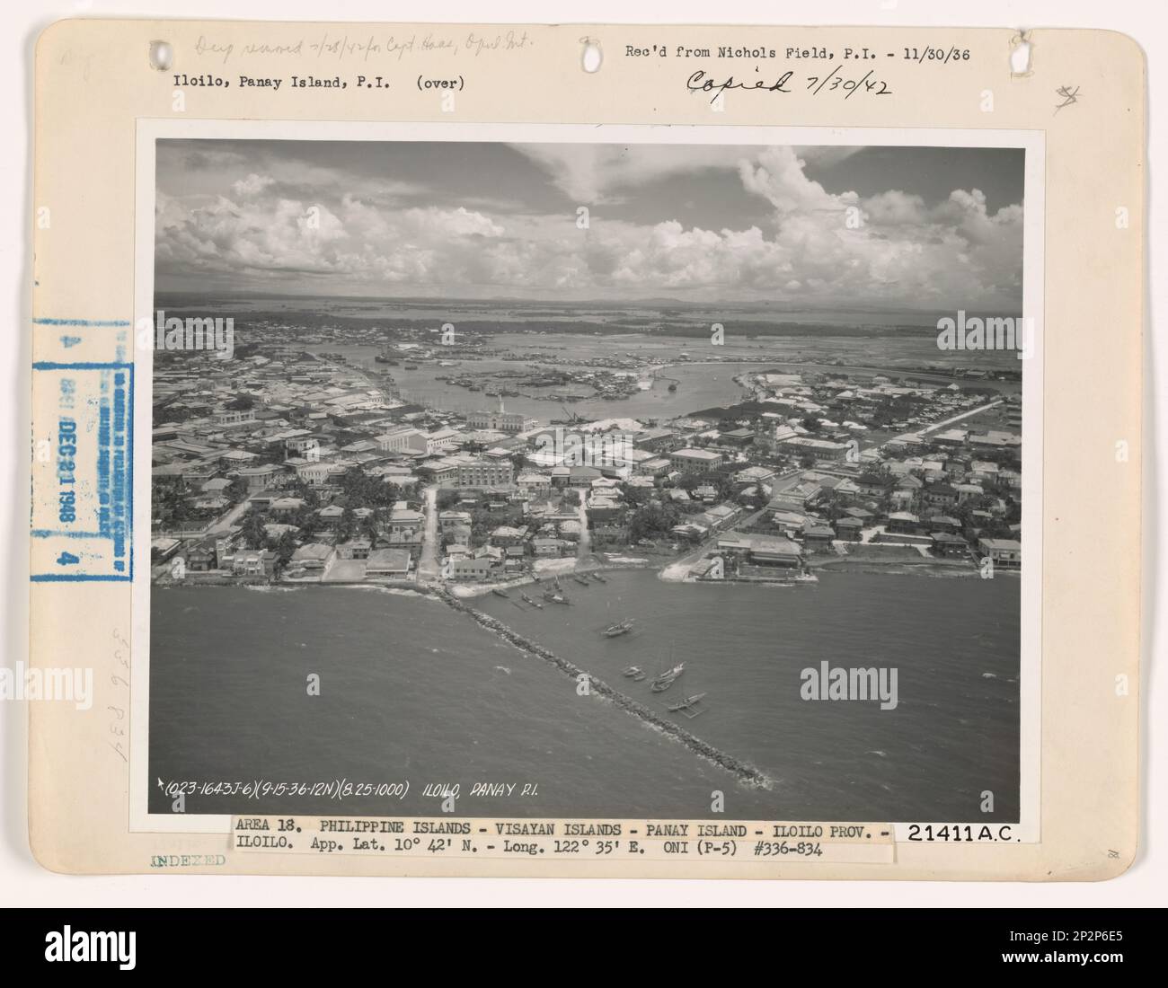 Philippine Island - Panay, Aerial Photograph Stock Photo - Alamy