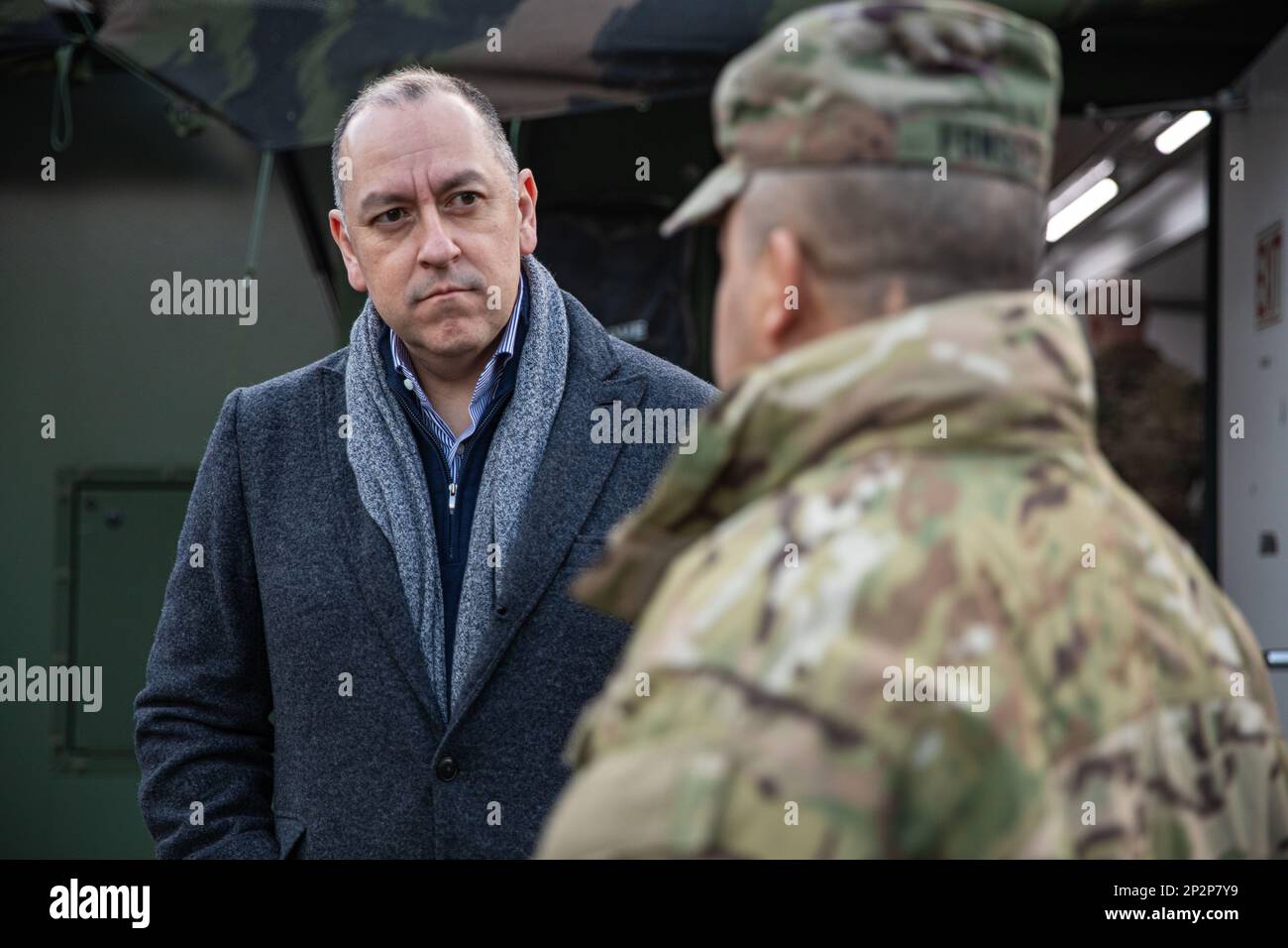 POZNAN, Poland-- U.S. Army Col. Jorge Fonseca, Area Support Group ...