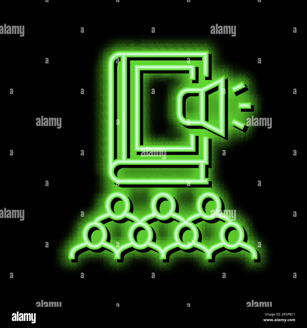 class reading education book neon glow icon illustration Stock Vector ... class reading education book neon glow icon illustration Stock Vector ...