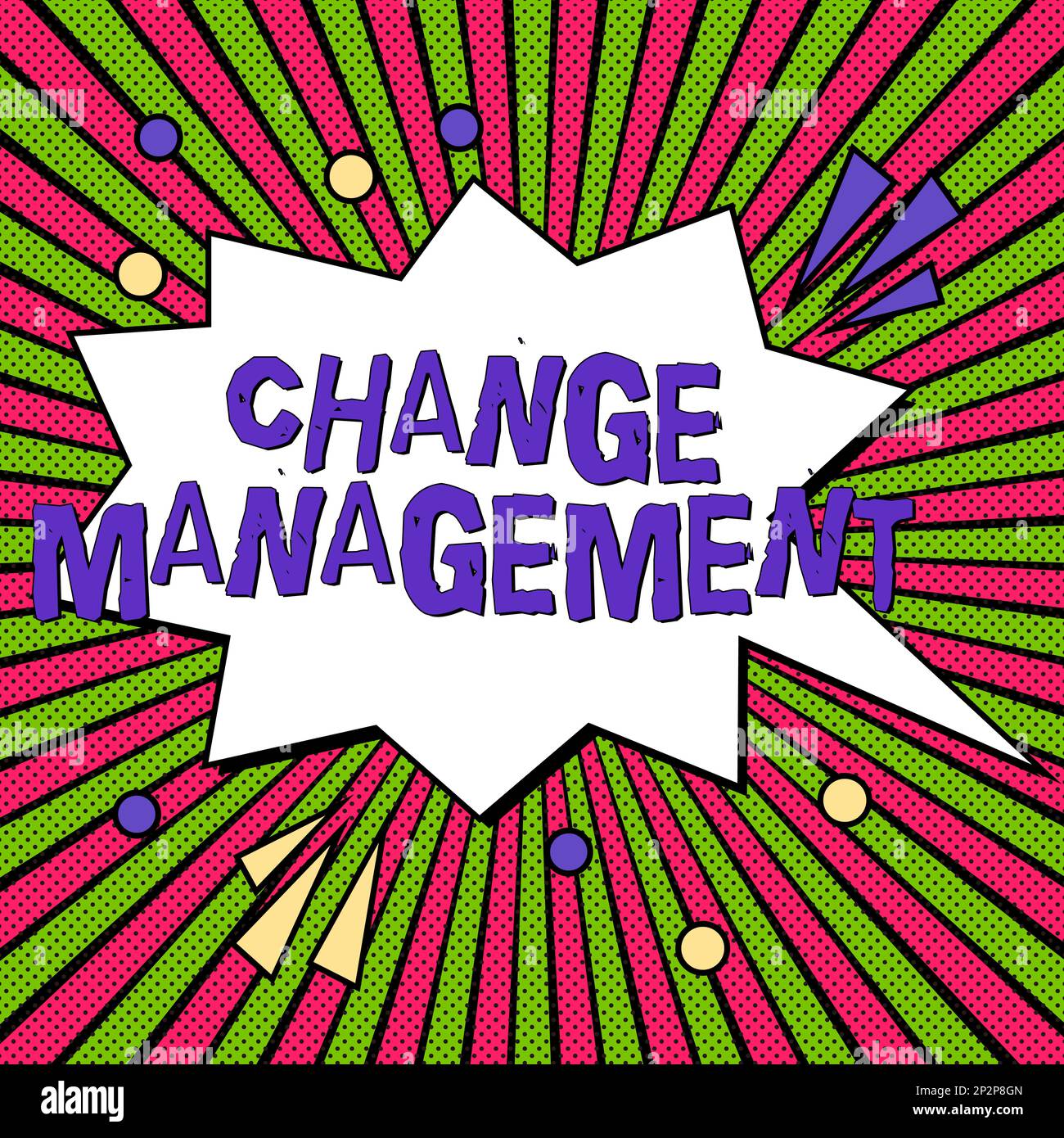 Text sign showing Change Management. Business approach Replacement of ...