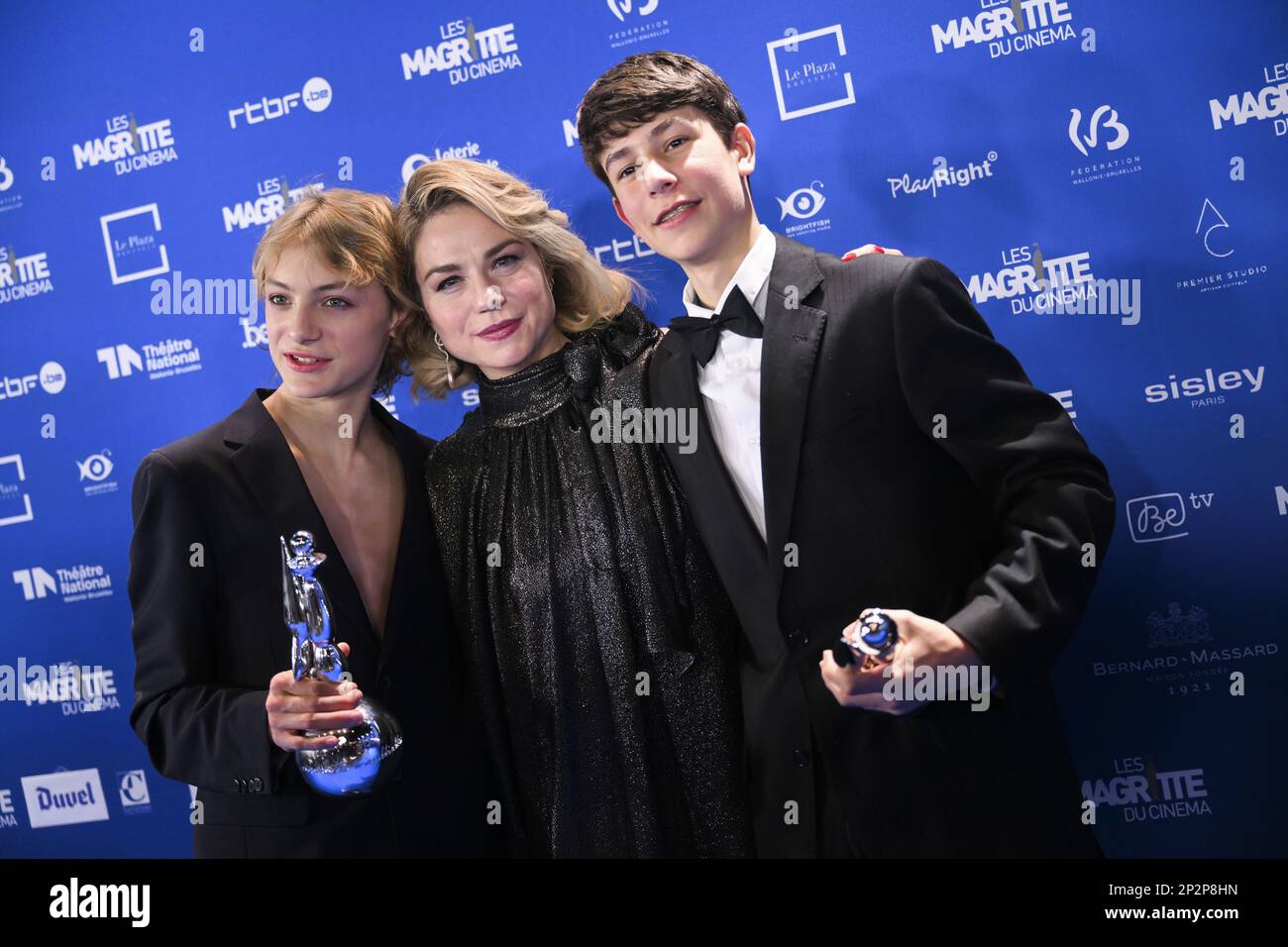 Actor Eden Dambrine, Actress Emilie Dequenne and Actor Gustav De Waele ...