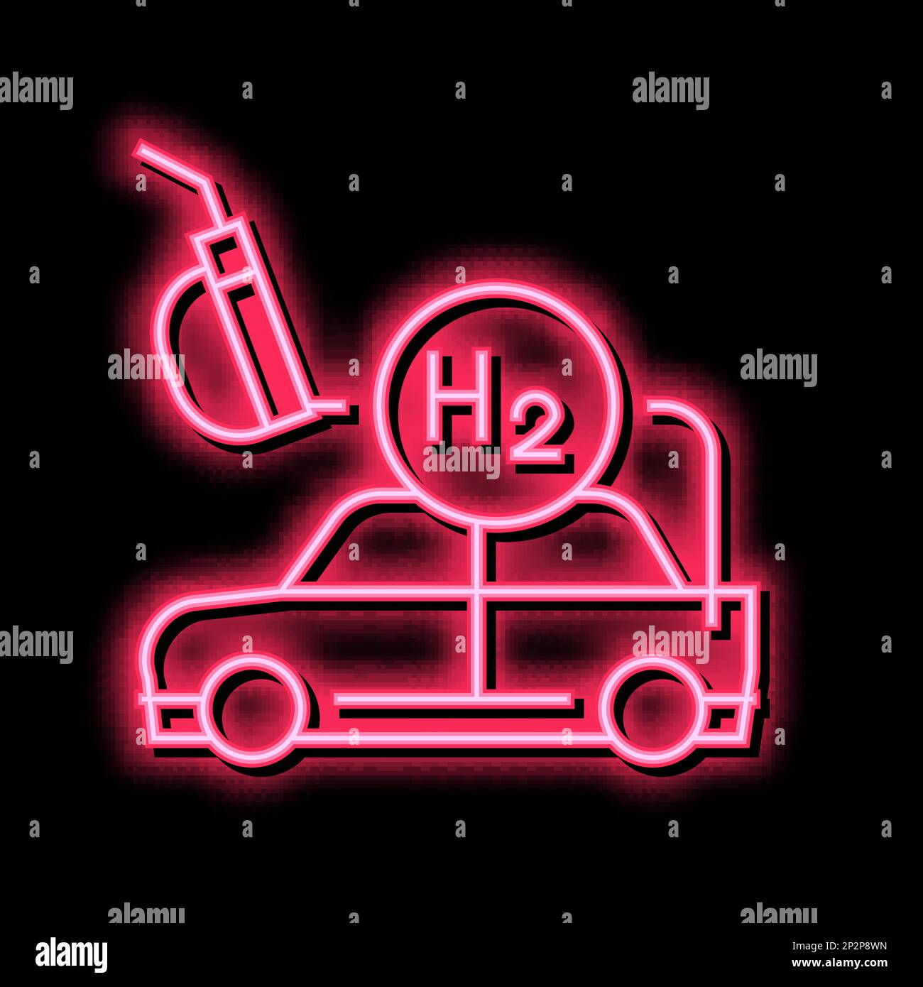 Car glow fuel Stock Vector Images - Alamy