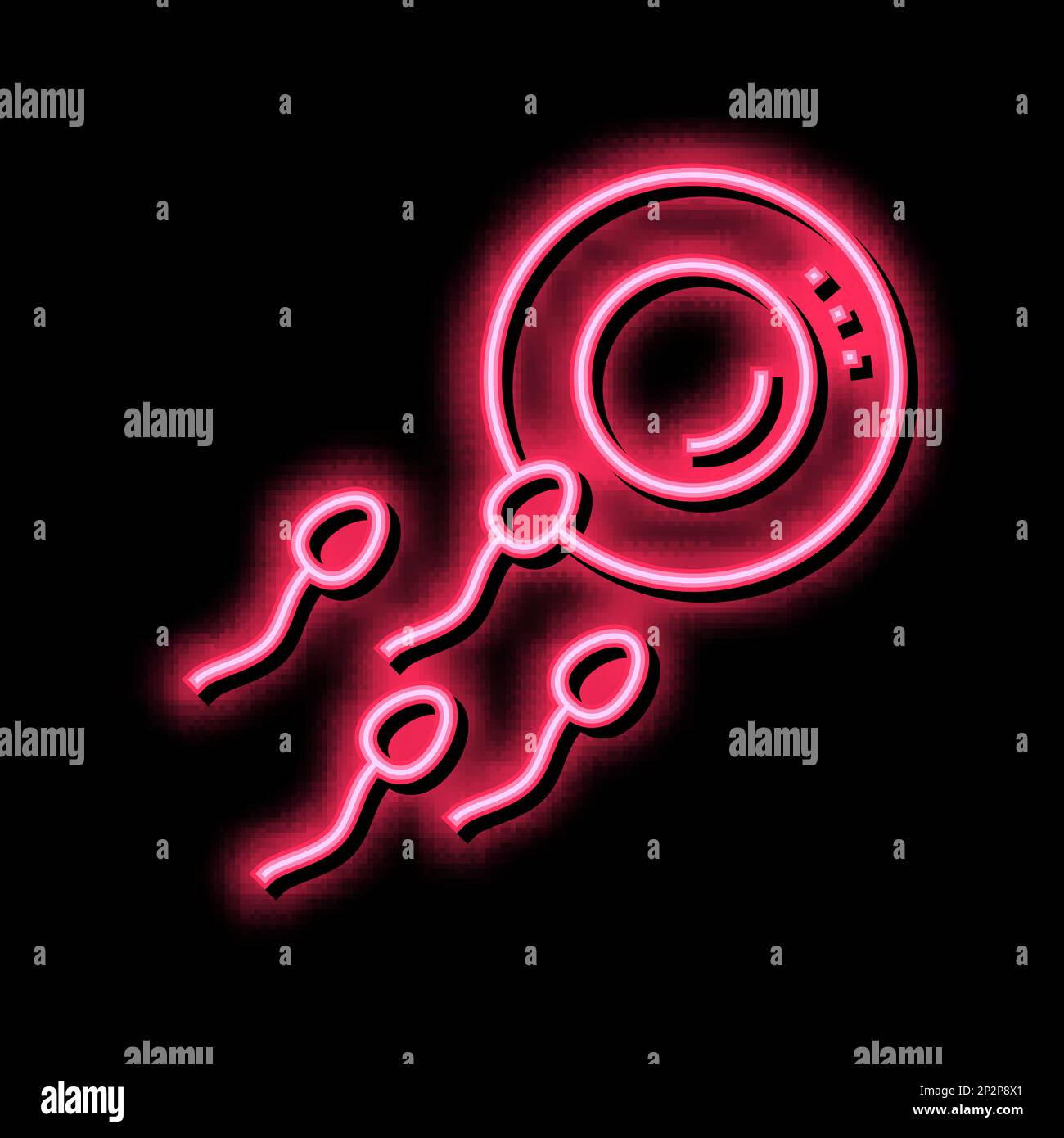 Sperm Ovum Color Icon Vector Illustration Sign Stock Vector Image And Art