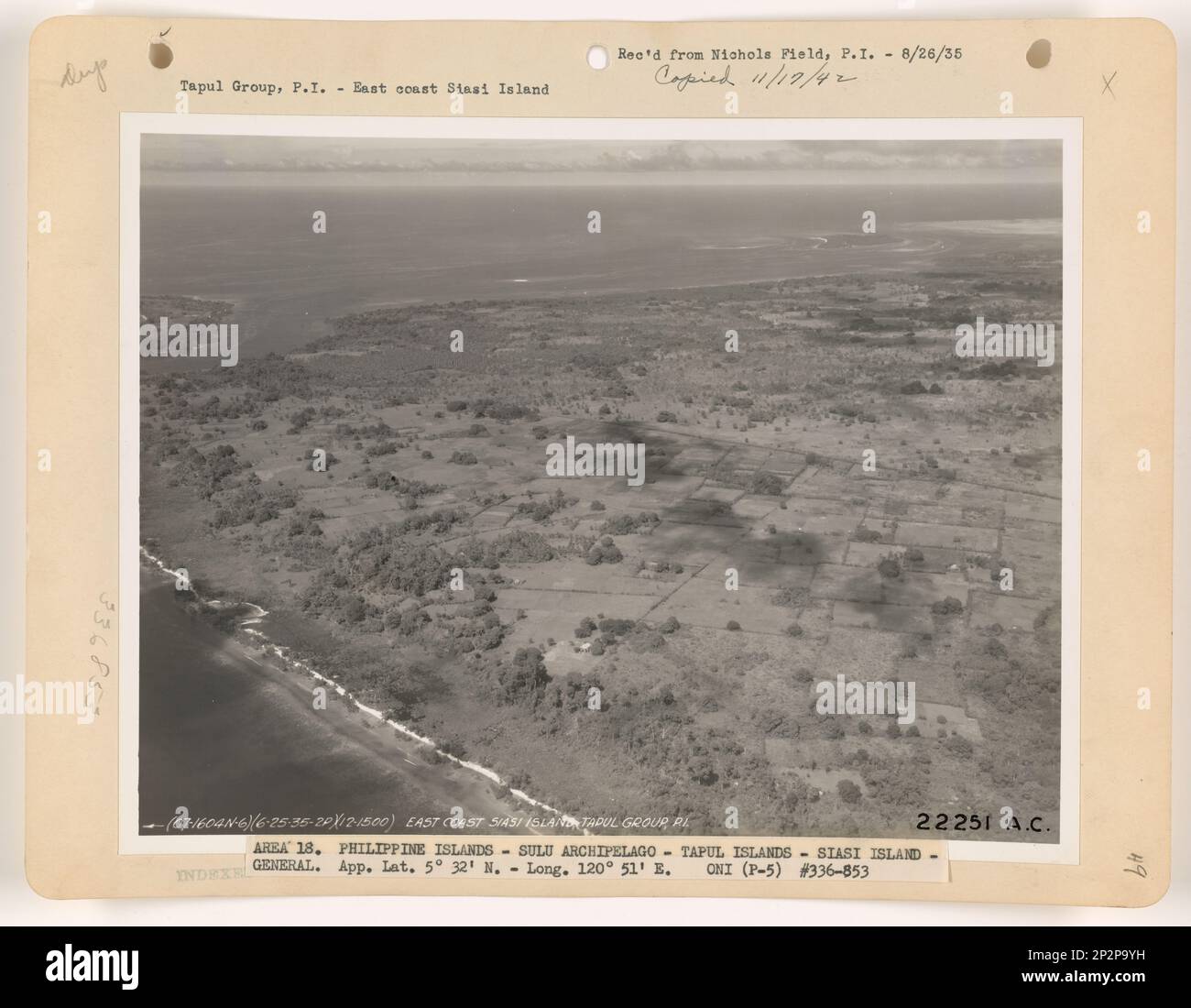 Philippine Island - Tapul Group, Aerial Photograph Stock Photo - Alamy