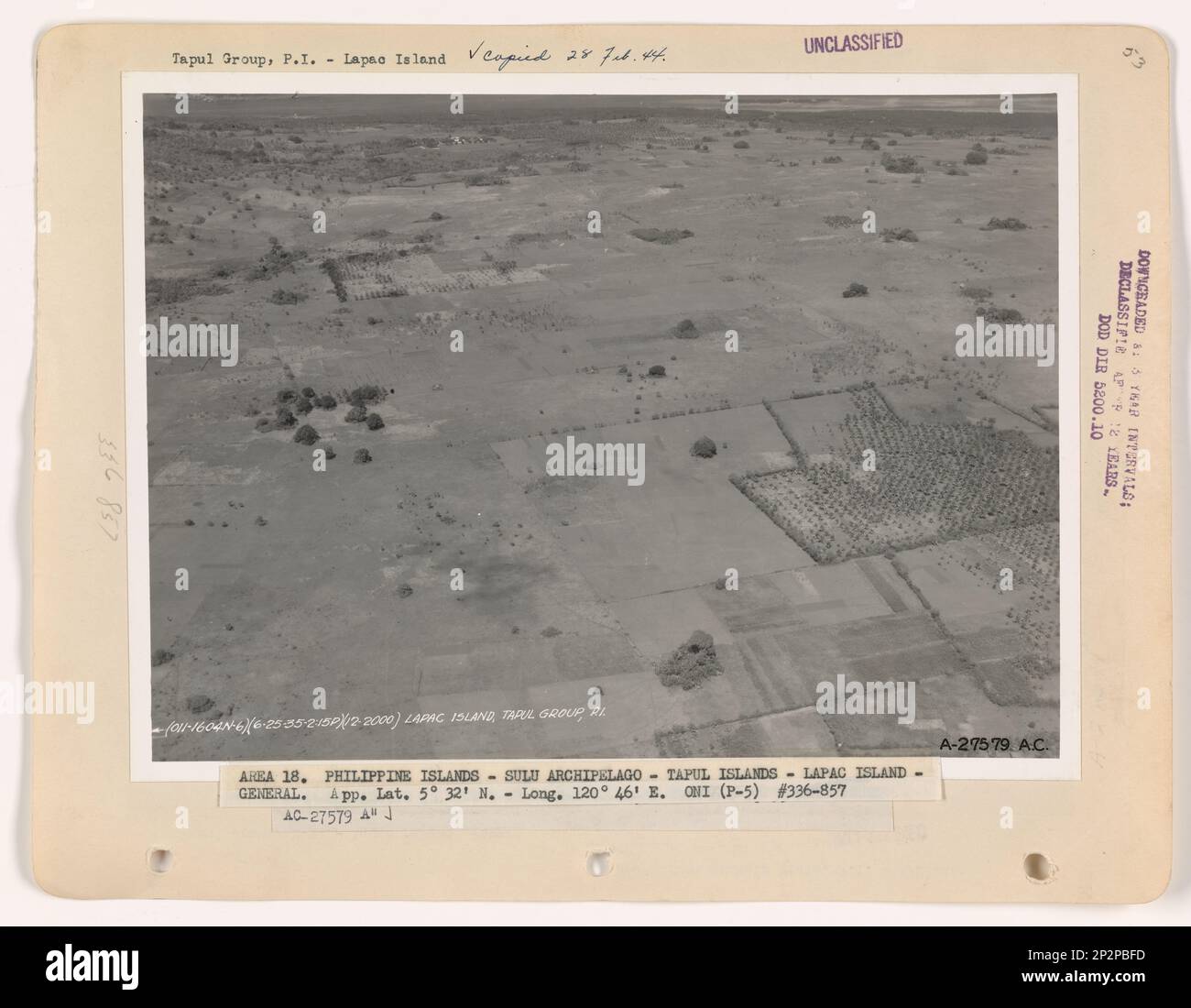 Philippine Island - Tapul Group, Aerial Photograph Stock Photo - Alamy