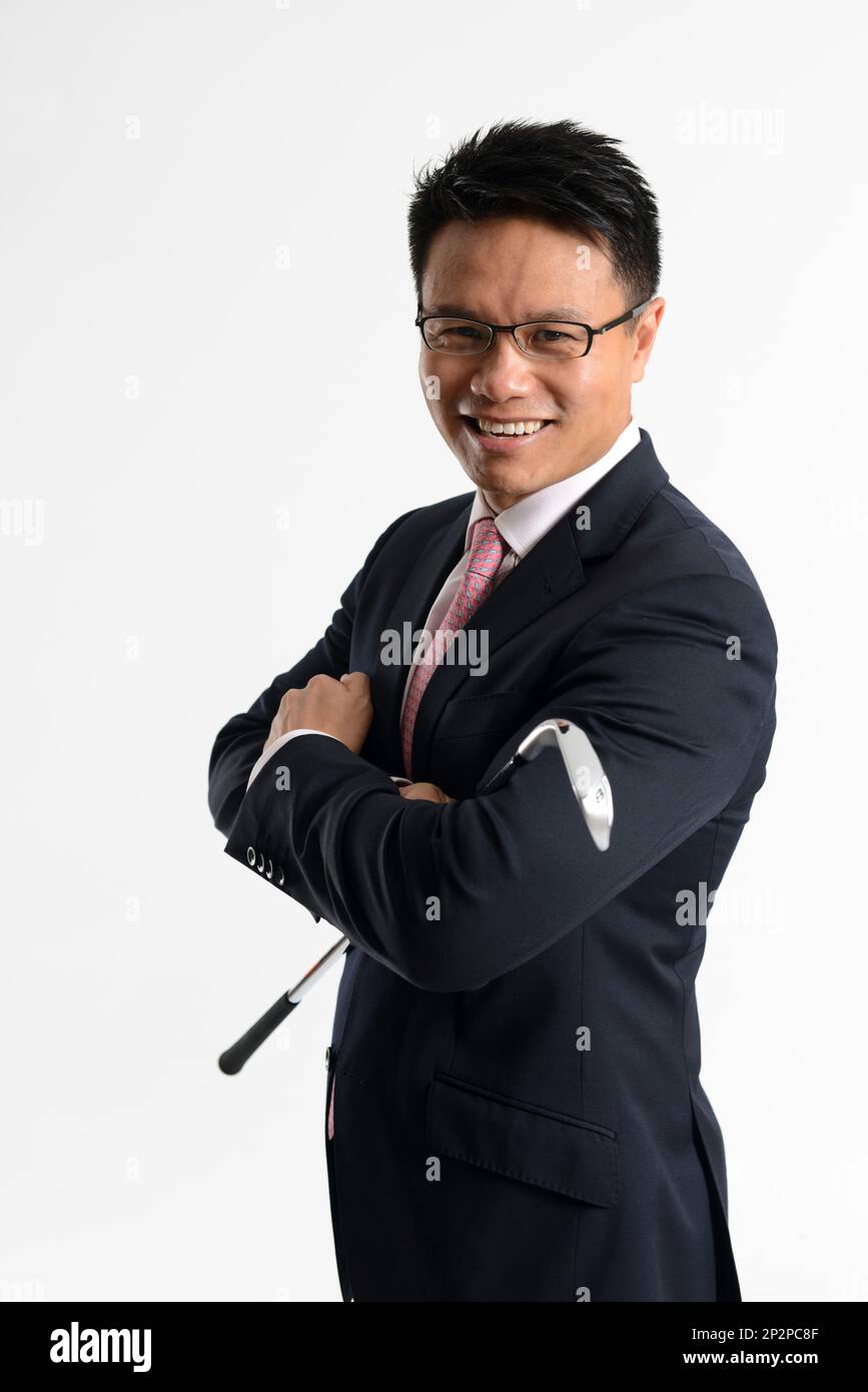 Mission Hills Group chairman and CEO Ken Chu poses for photos at the ...