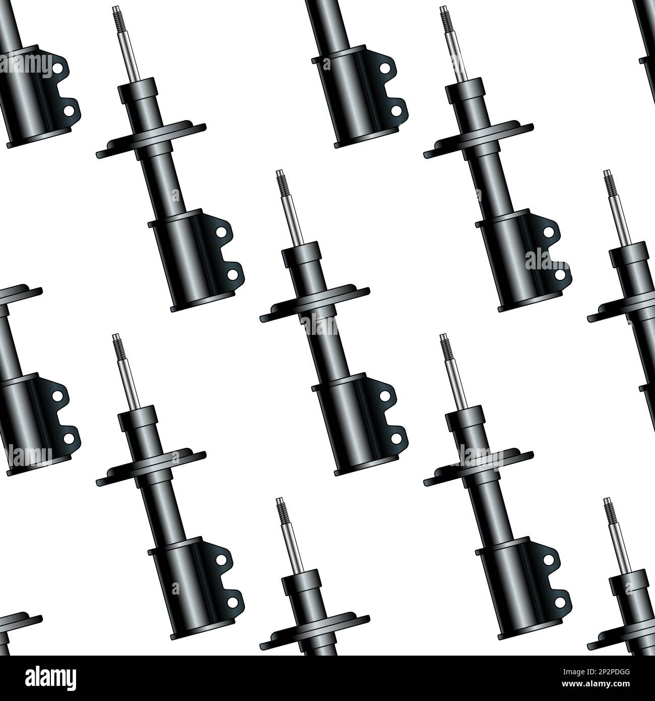 Car shock absorbers Stock Vector Images - Alamy