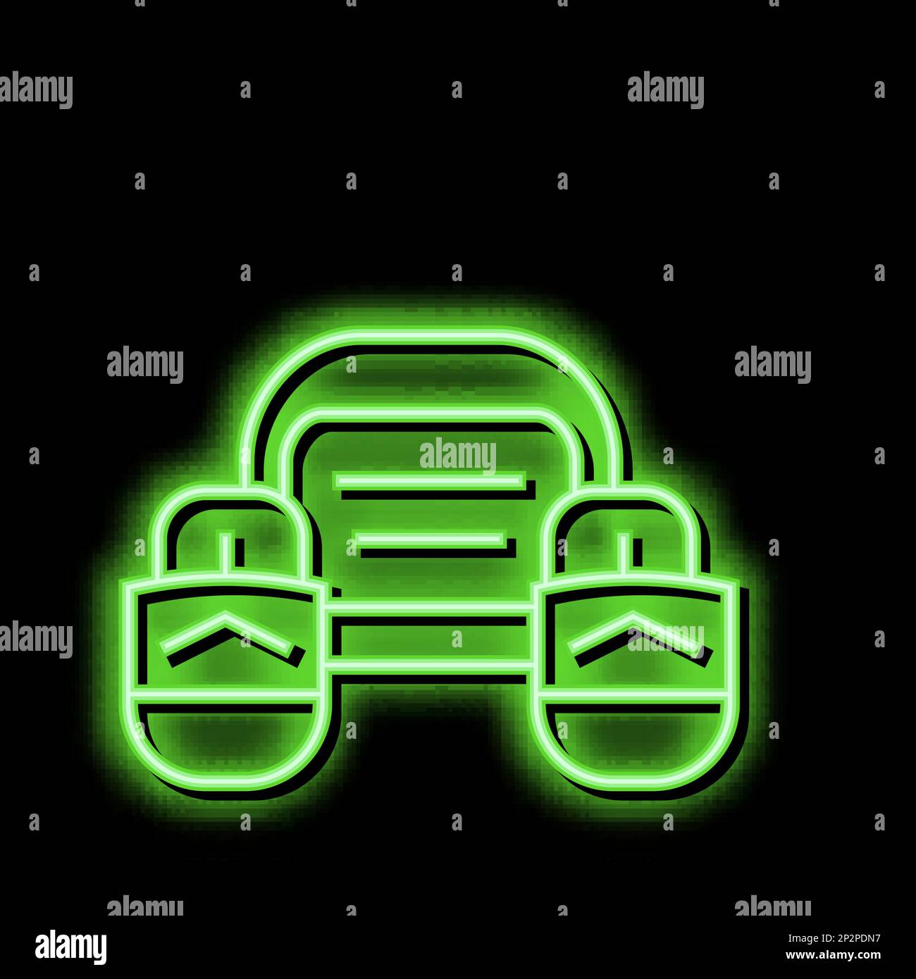 fly fishing pontoon neon glow icon illustration Stock Vector Image ...
