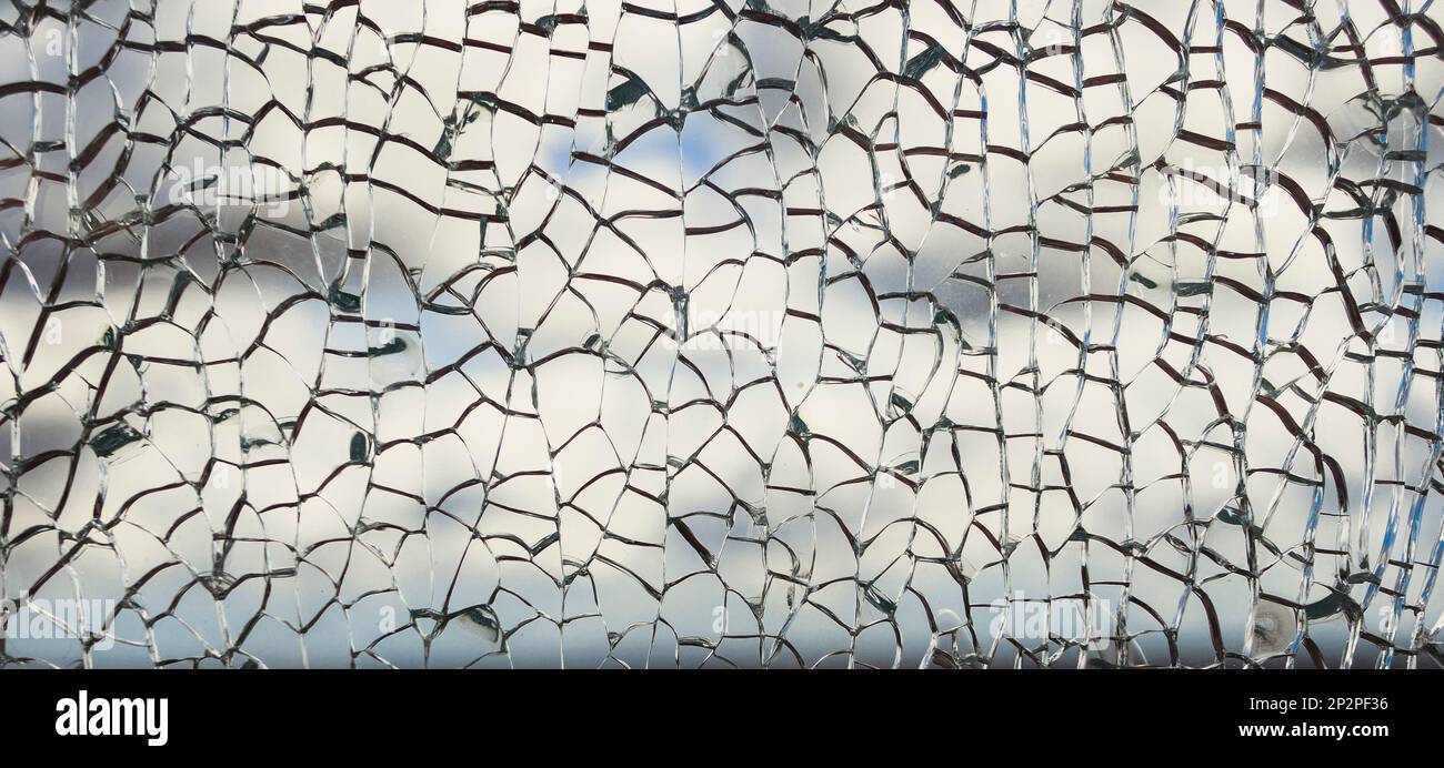 Useful texture overlay. A broken glass on. with many sharp shards ...