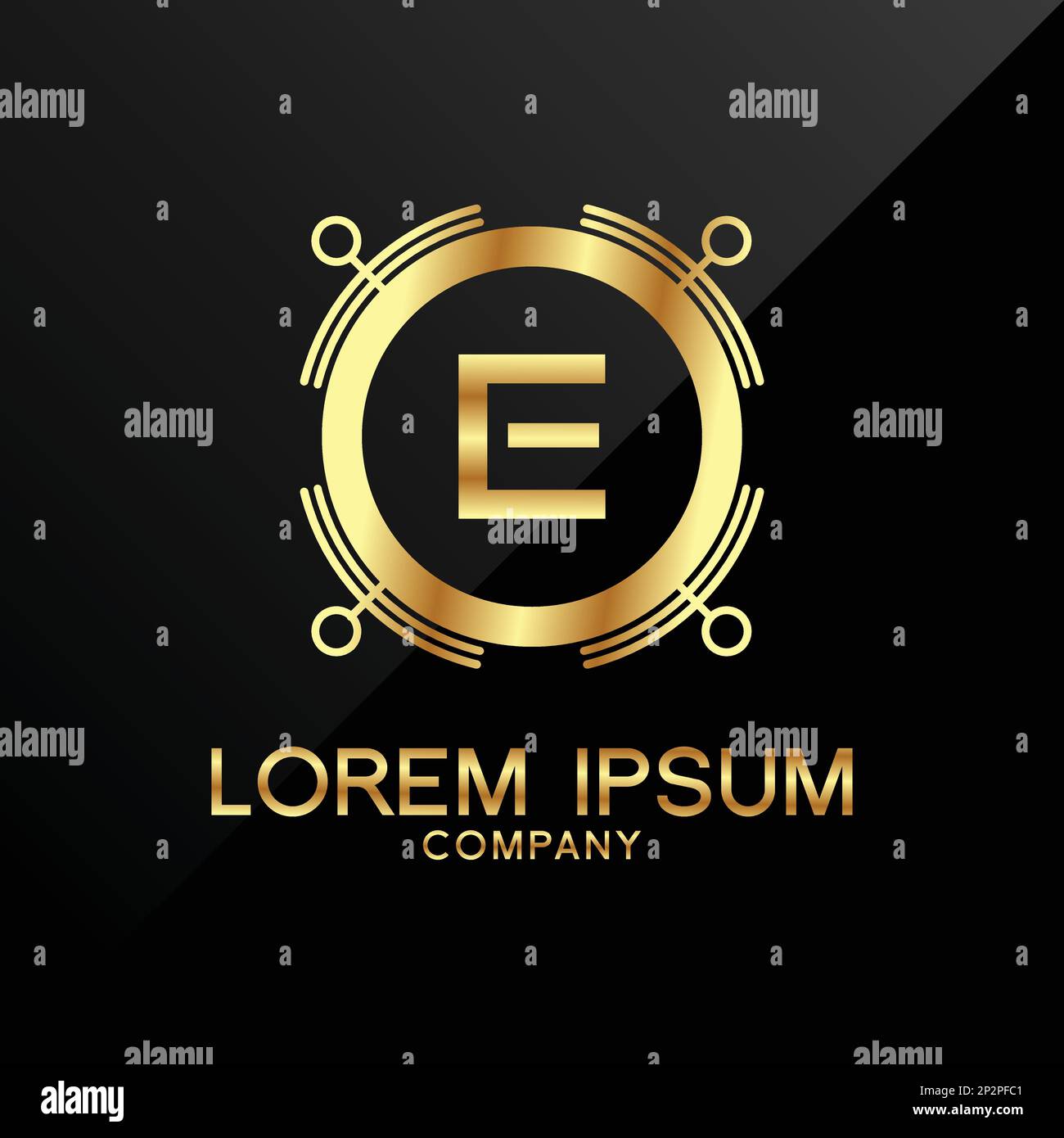 ALPHABERICAL Letter Base Luxury Premium God Logo Stock Vector Image ...