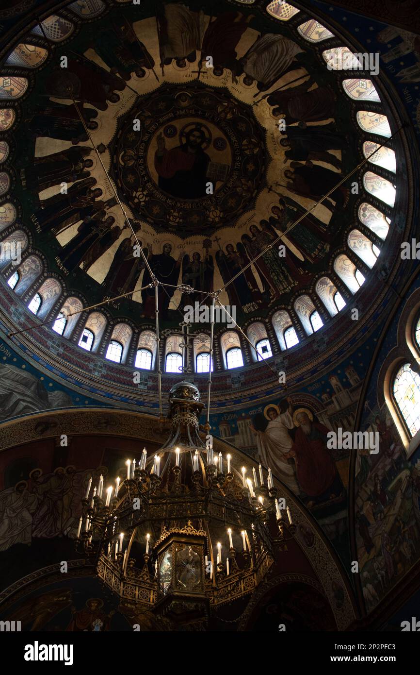 Inside the Holy Trinity Cathedral in Sibiu, Romania Stock Photo - Alamy