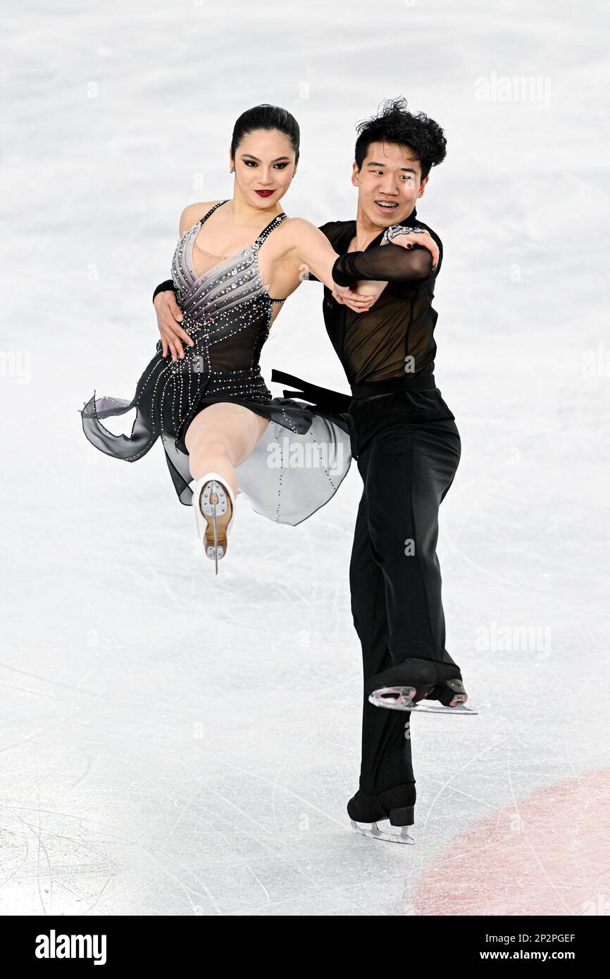 Hannah LIM & Ye QUAN (KOR), during Junior Ice Dance Free Dance, at the ...