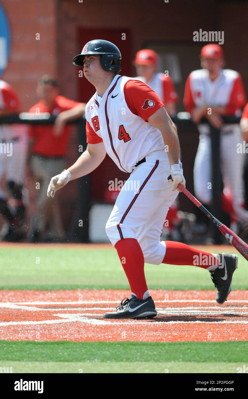 Rutgers University Scarlet Knights infielder Mio Freeman (4) during ...