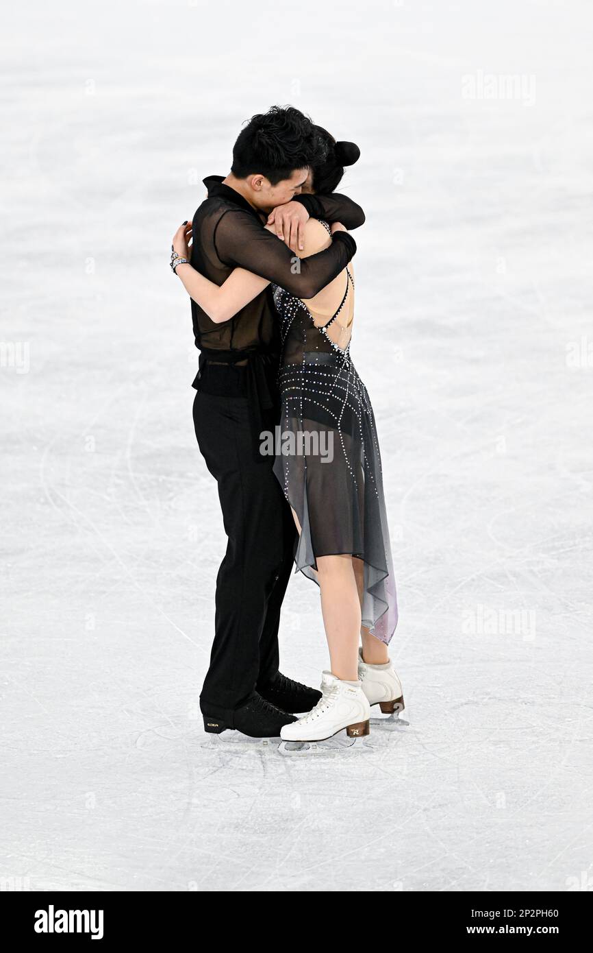 Hannah LIM & Ye QUAN (KOR), during Junior Ice Dance Free Dance, at the ...