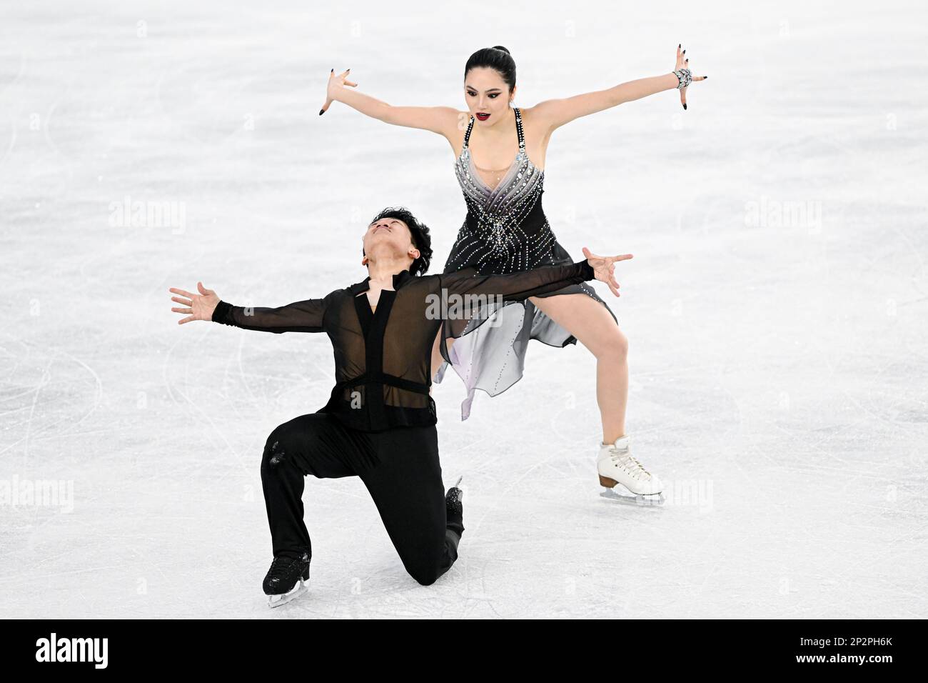 Hannah LIM & Ye QUAN (KOR), during Junior Ice Dance Free Dance, at the ...