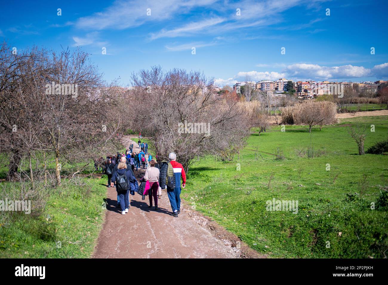 Trekking in the appia antica park hi-res stock photography and images ...
