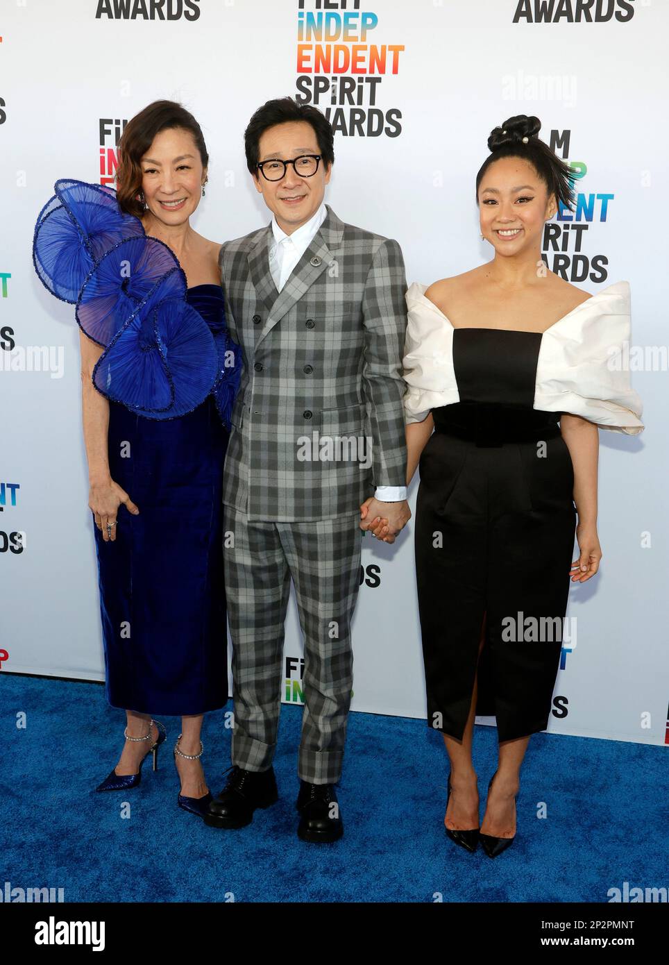 Santa Monica, Ca. 04th Mar, 2023. Michelle Yeoh, Ke Huy Quan and ...