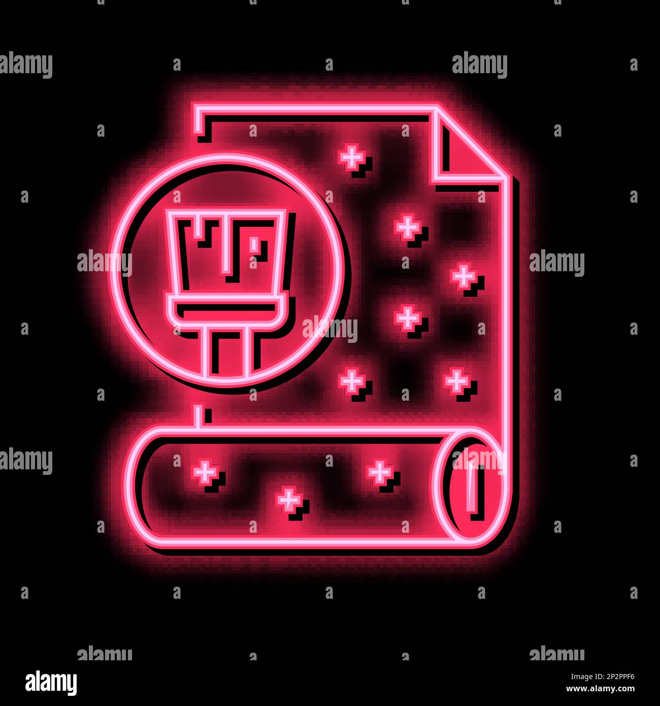 painting wallpaper neon glow icon illustration Stock Vector Image & Art ...