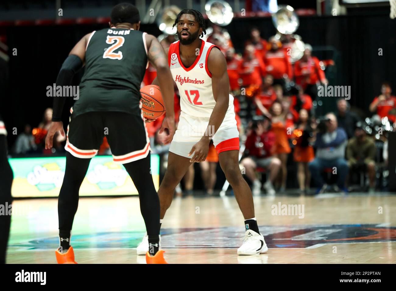 CHARLOTTE, NC - MARCH 04: Devon Dunn (2) of the Campbell Fighting ...