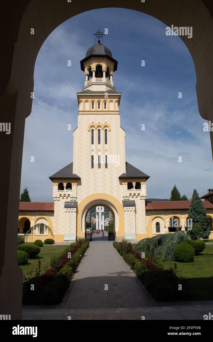 The entryway to Alba Carolina Citadel in Alba Iulia, Romania Stock Photo - Alamy