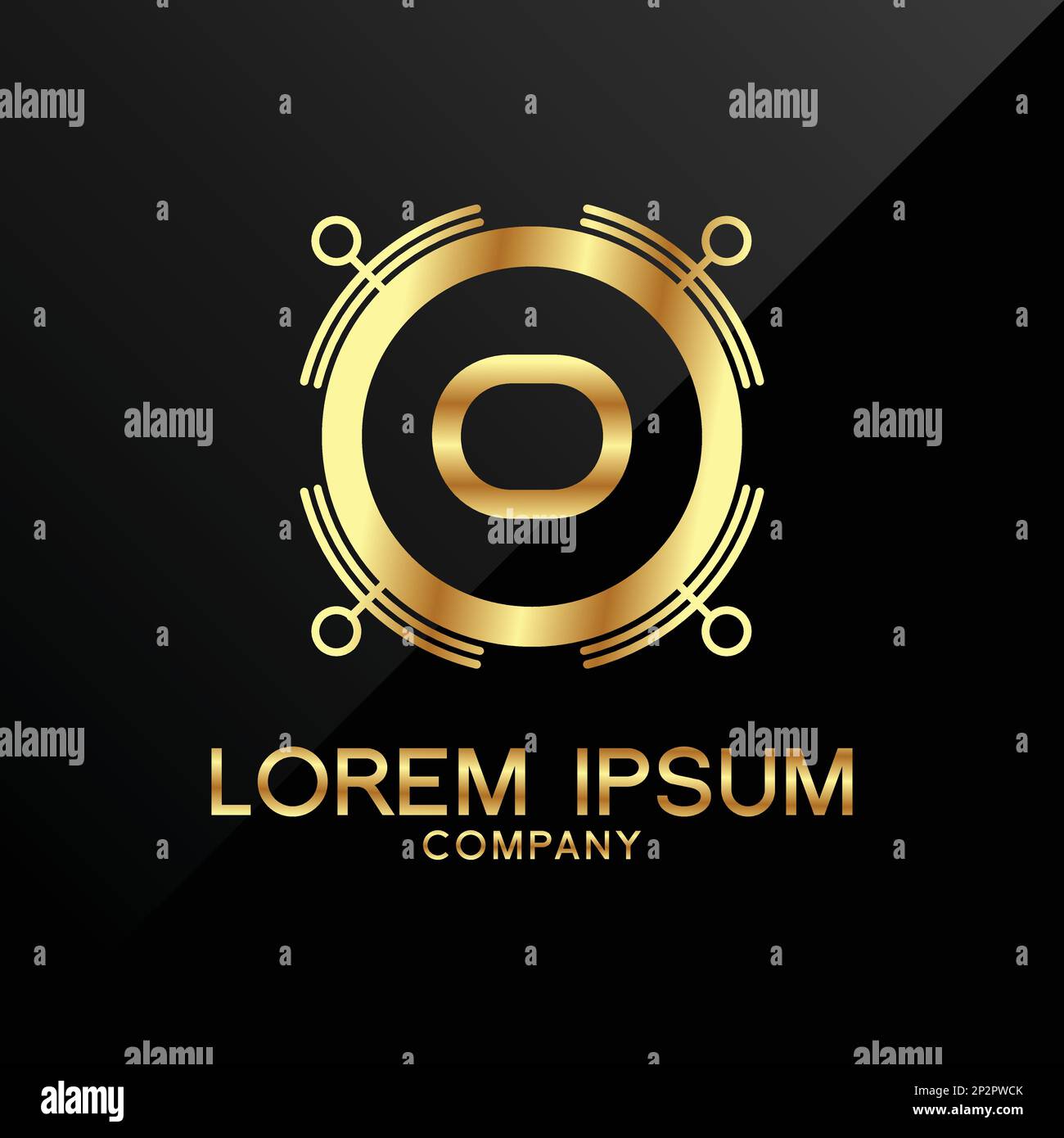 Luxury O letter and gold logo. Vector letter emblem O for Antique ...