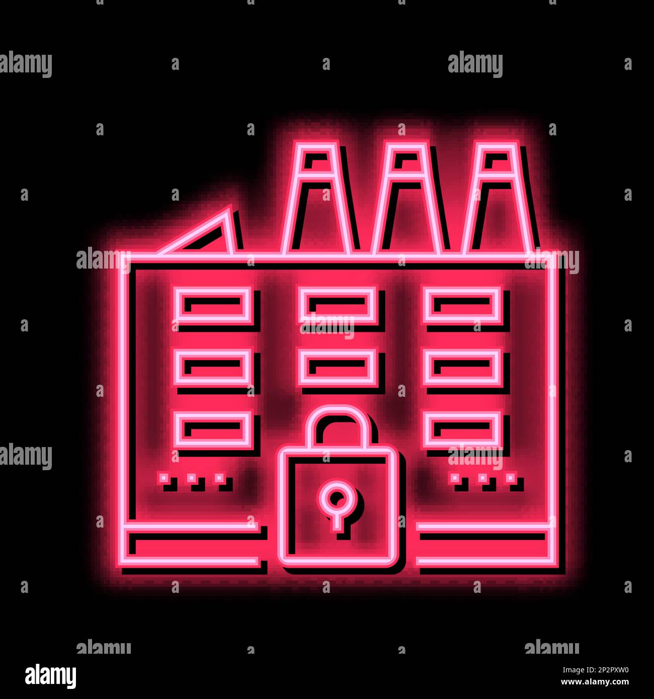 closed factory color icon vector illustration Stock Vector Image & Art ...