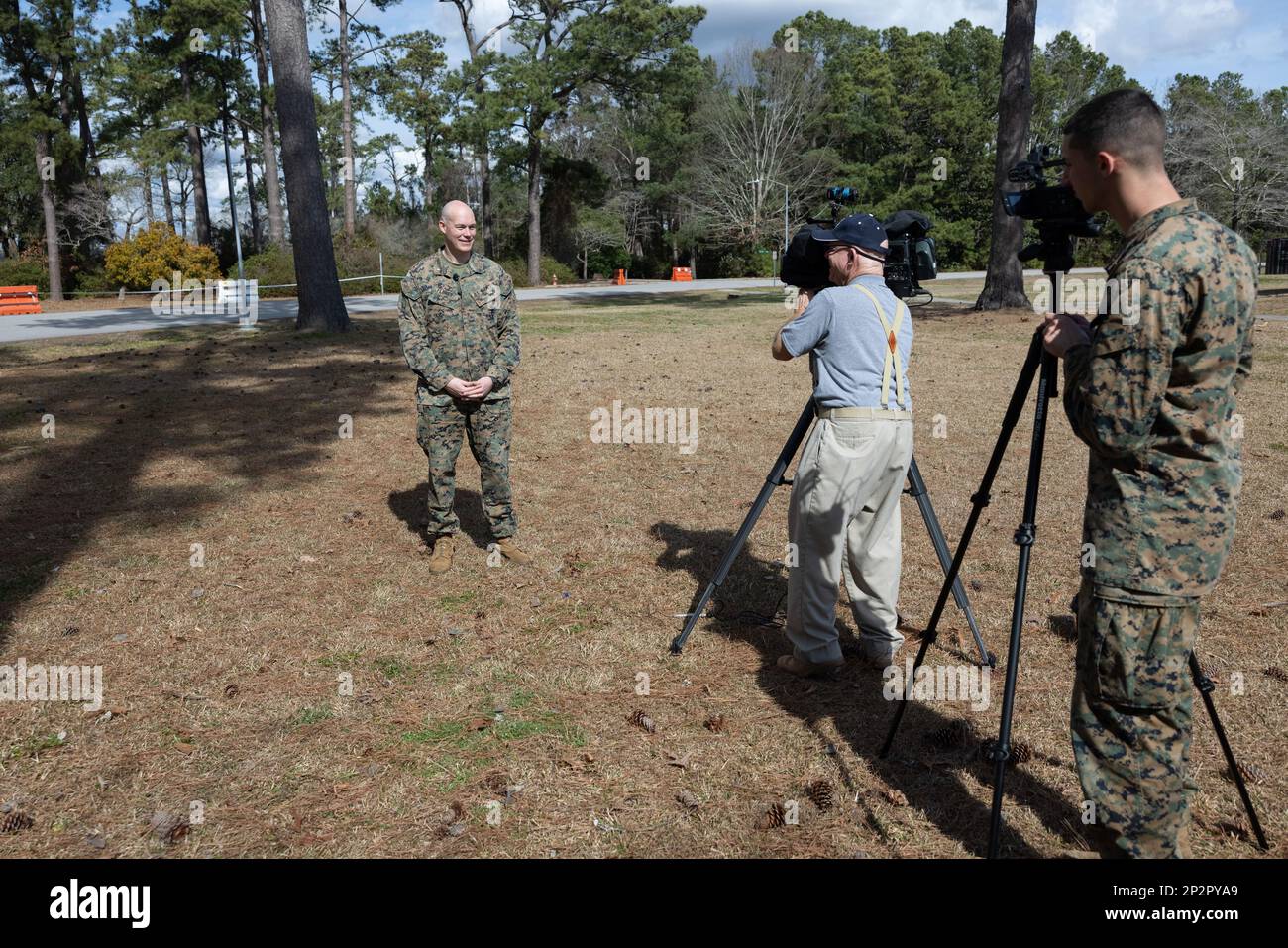 U.S. Marine Corps Maj. Michael S. Flurry, a future operations planner ...