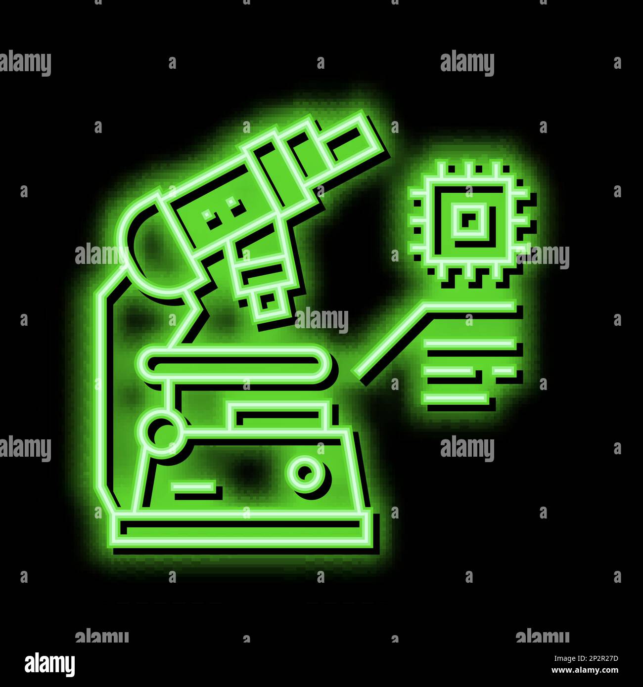 Chip manufacturing plant Stock Vector Images - Alamy