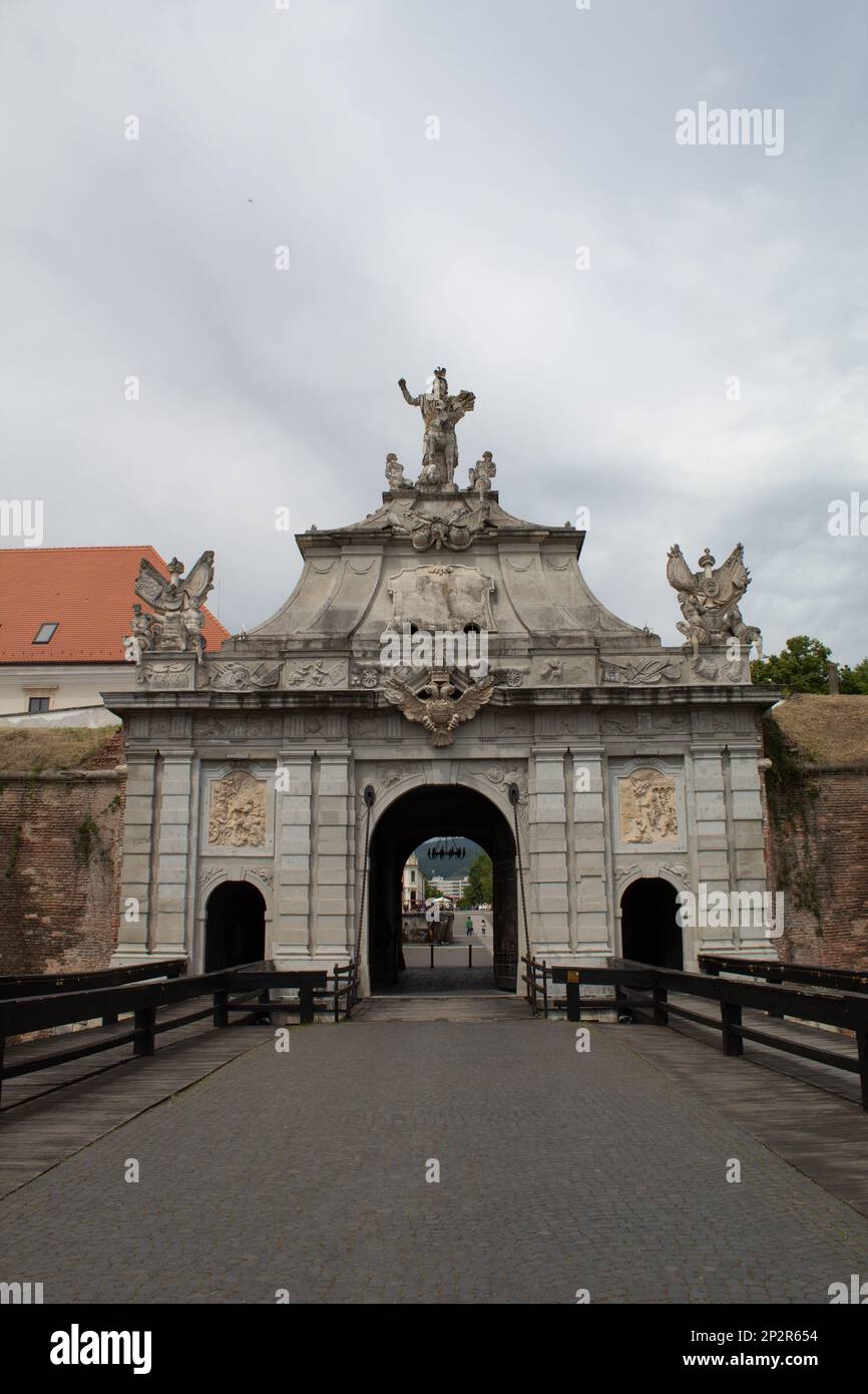 The Third Gate, Alba Carolina Citadel, in Alba Iulia, Romania Stock Photo - Alamy