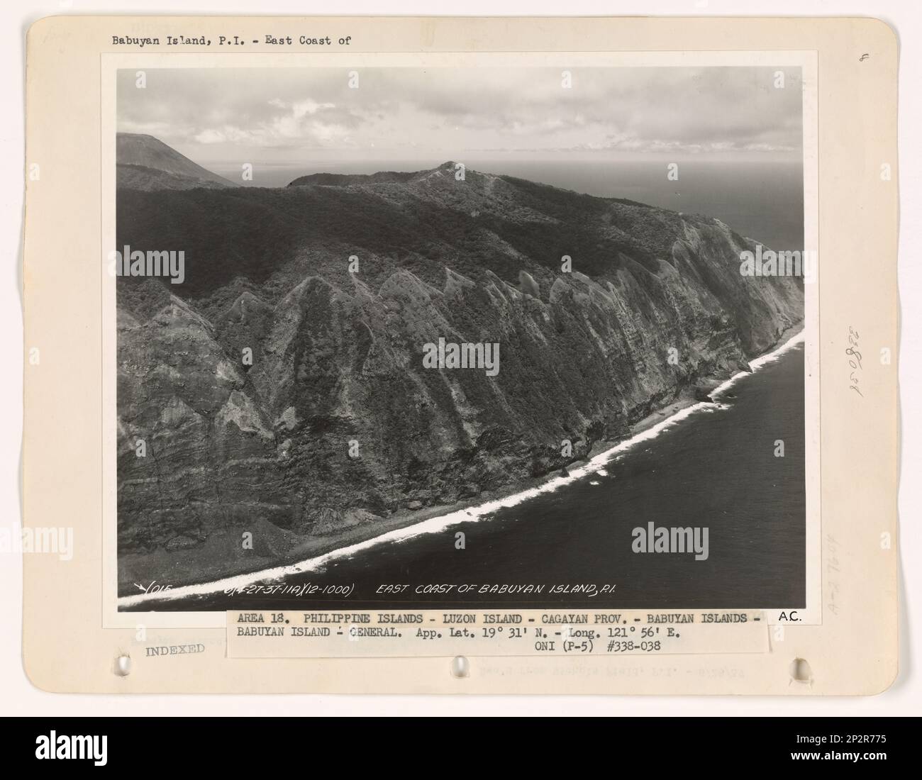 Philippine Island - Babuyan Island, Aerial Photograph Stock Photo - Alamy