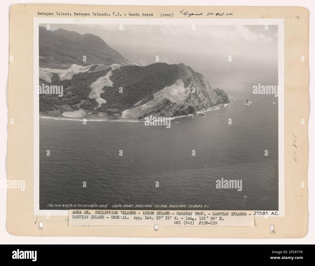 Philippine Island - Babuyan Island, Aerial Photograph Stock Photo - Alamy