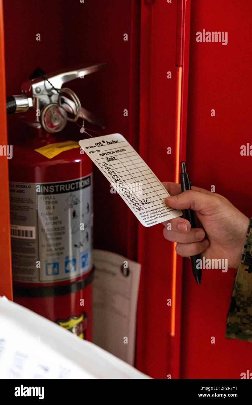 U.S. Marine Corps Lance Cpl. Dallas Montgomery, a barracks manager with ...