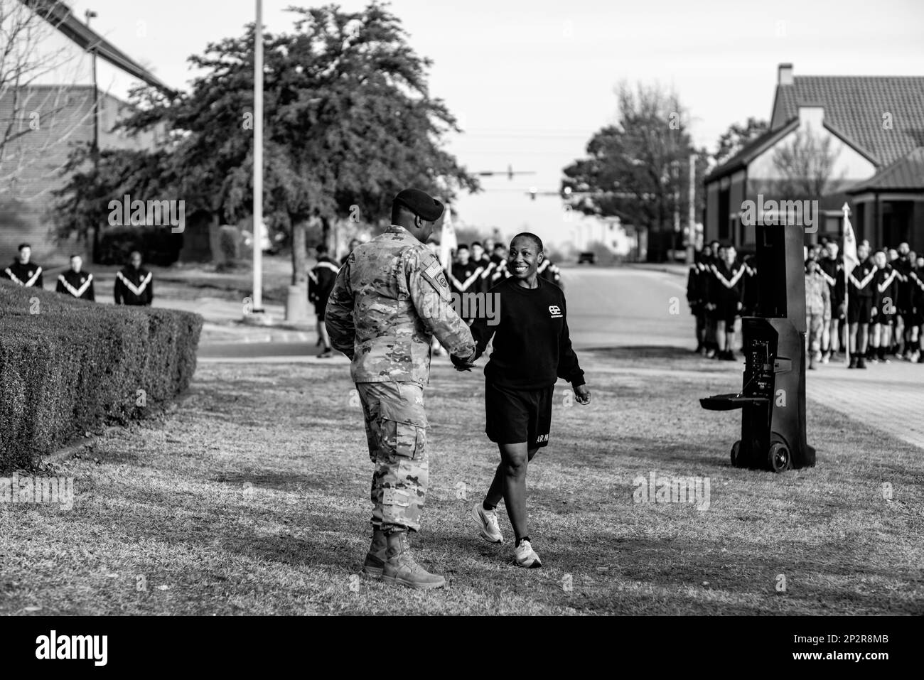 Paratroopers assigned to the 82nd Airborne Division Sustainment Brigade ...