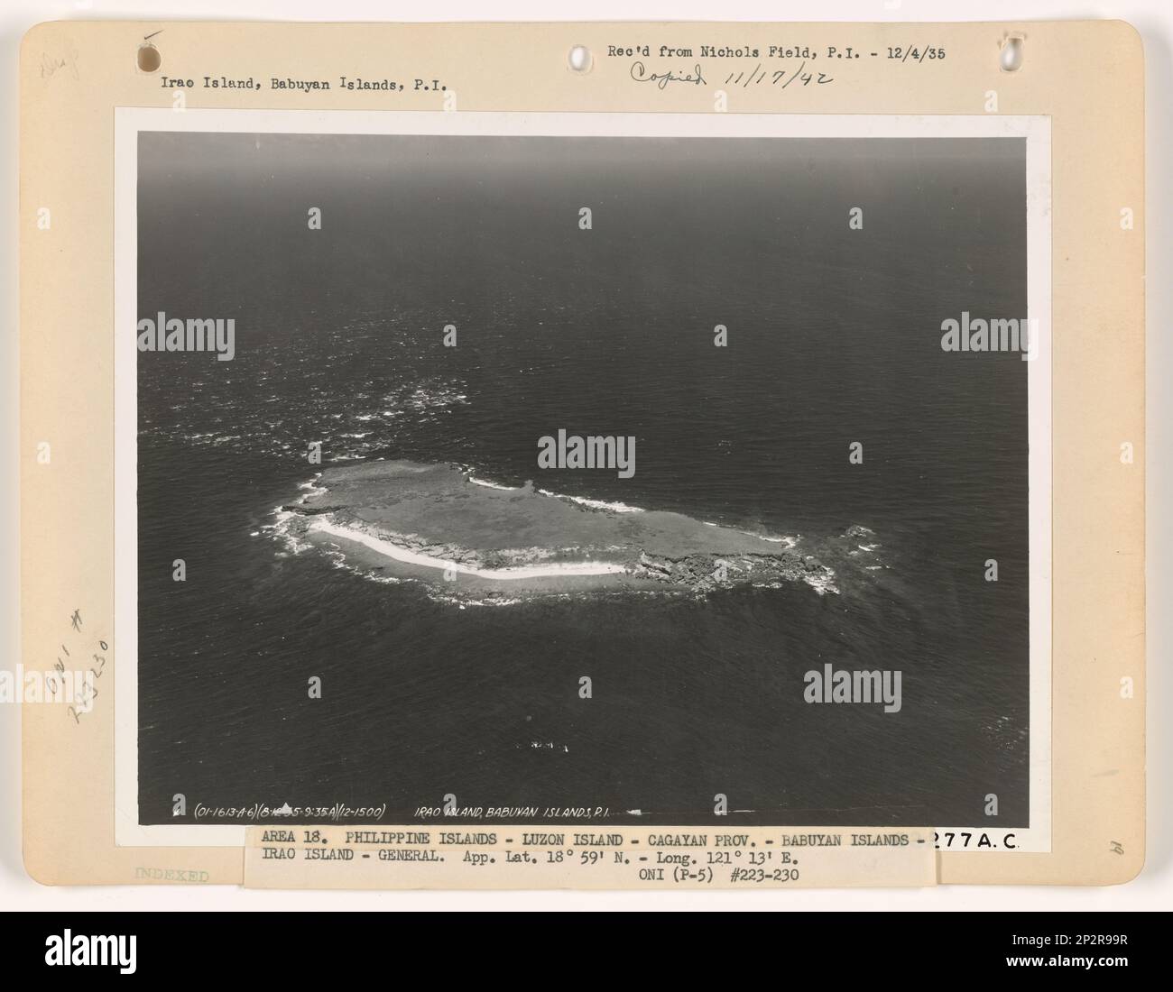 Philippine Island - Babuyan Island, Aerial Photograph Stock Photo - Alamy