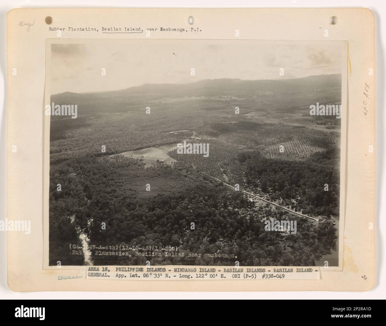 Philippine Island - Basilan Island, Aerial Photograph Stock Photo - Alamy