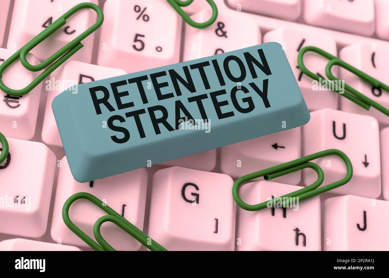 Inspiration showing sign Retention Strategy. Word Written on activities ...