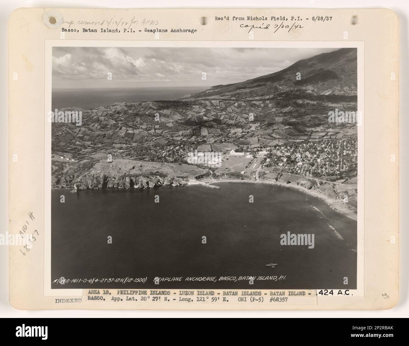 Philippine Island - Batan Islands, Aerial Photograph Stock Photo - Alamy