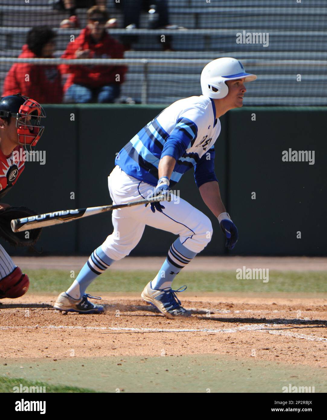 Seton Hall University Pirates outfielder Zach Weigel (14) during game ...