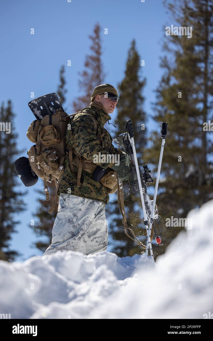 U.S. Marine Corps Lance Cpl. Brendan Lanham, a Sparrows Point, Maryland ...
