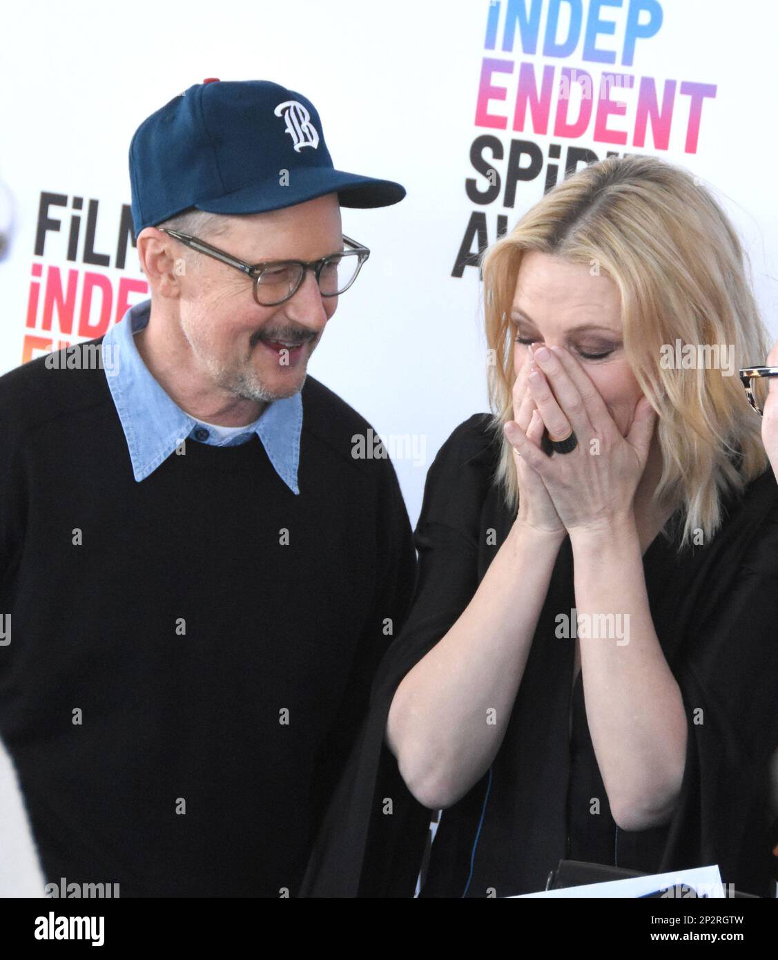Santa Monica, California, USA 4th March 2023 Director Todd Field and Actress Cate Blanchett ...