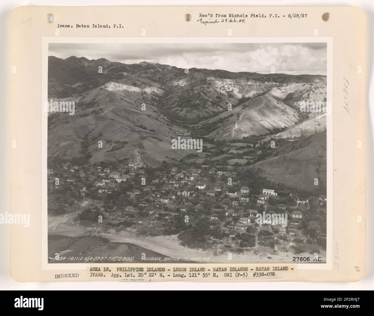 Philippine Island - Batan Islands, Aerial Photograph Stock Photo - Alamy