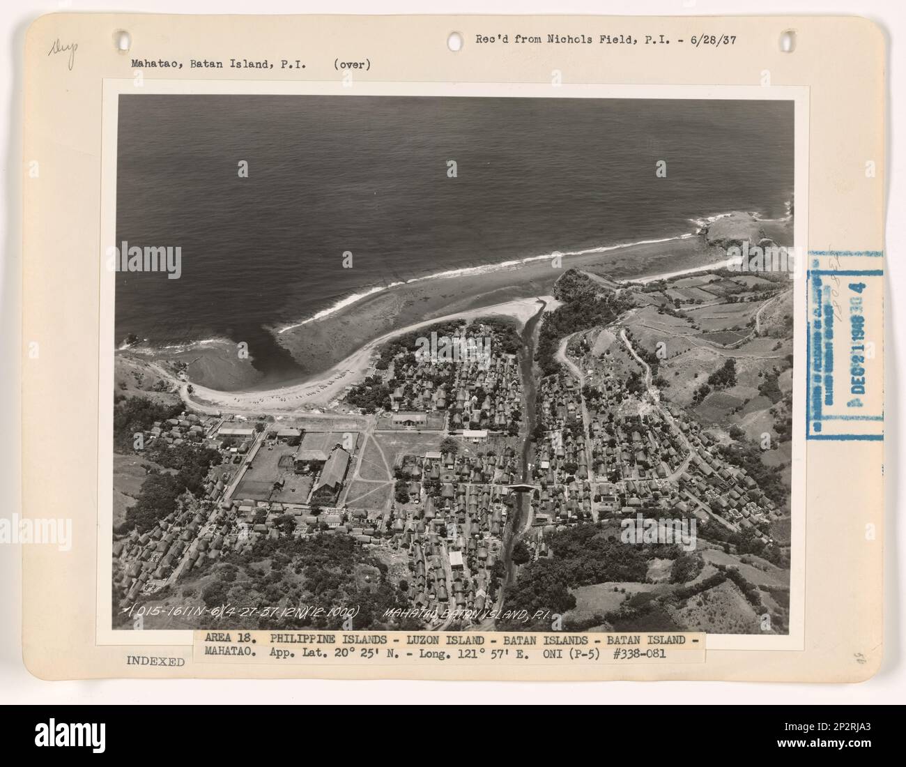 Philippine Island - Batan Islands, Aerial Photograph Stock Photo - Alamy