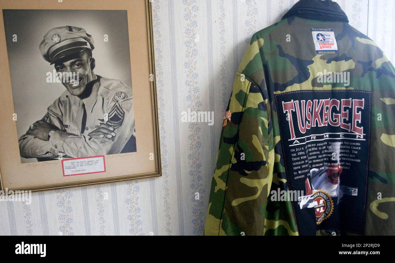 In this June 23, 2015 photo, artifacts of Decatur's Tuskegee Airman ...