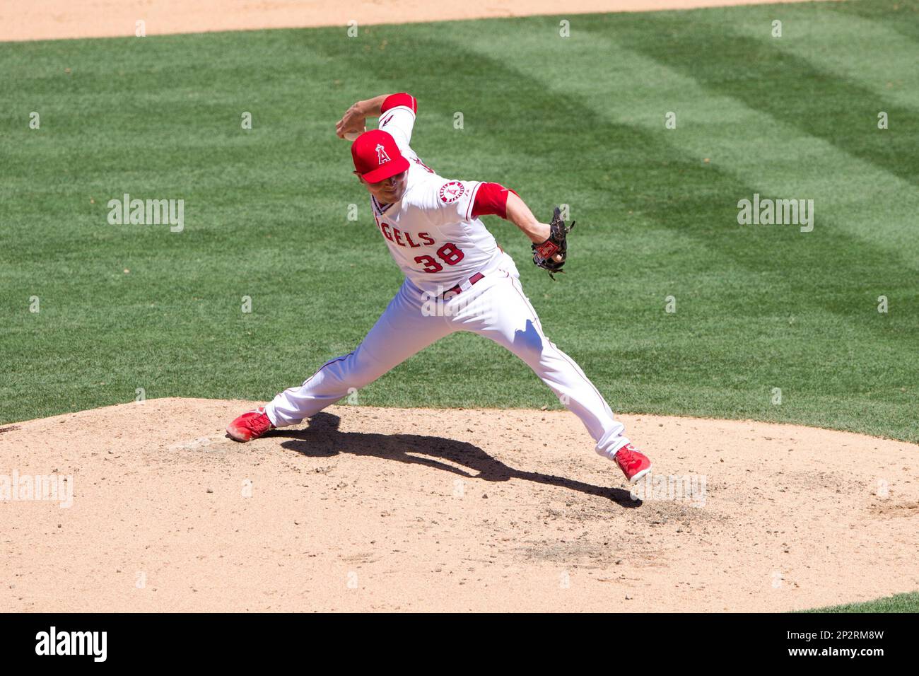 June 24 2015: Los Angeles Angels of Anaheim Pitcher Joe Smith (38 ...