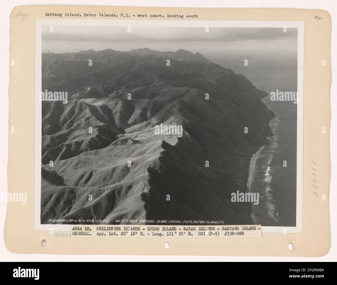 Philippine Island - Batan Islands, Aerial Photograph Stock Photo - Alamy